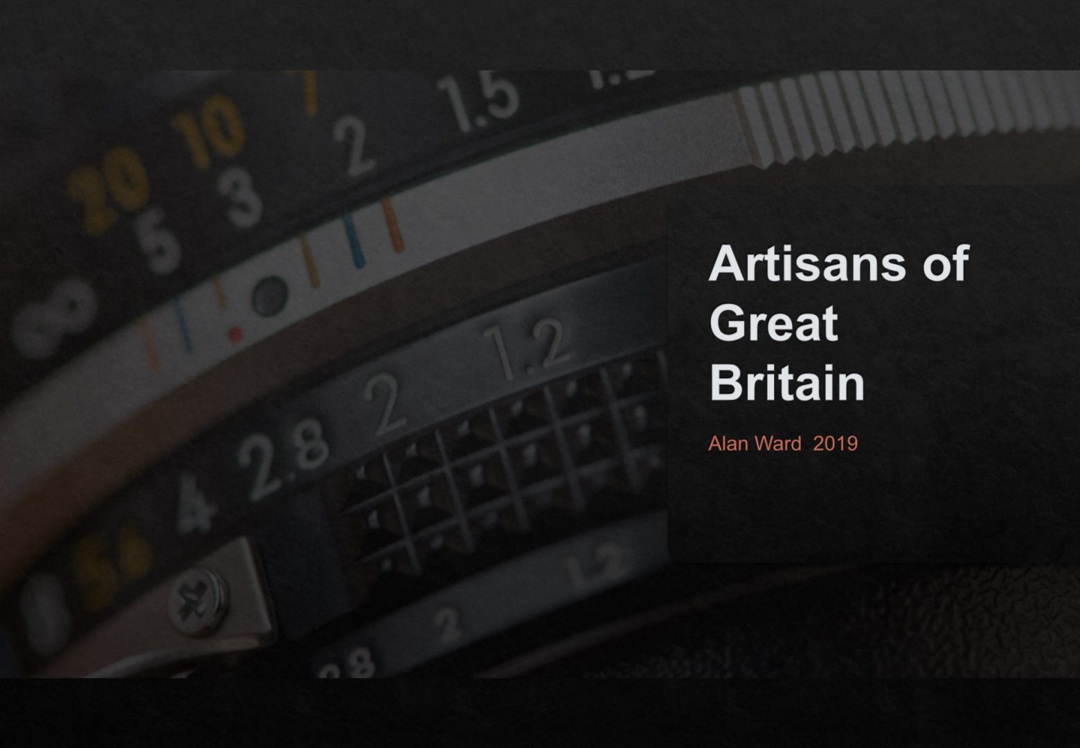 Artisans of Great Britain - Alan Ward